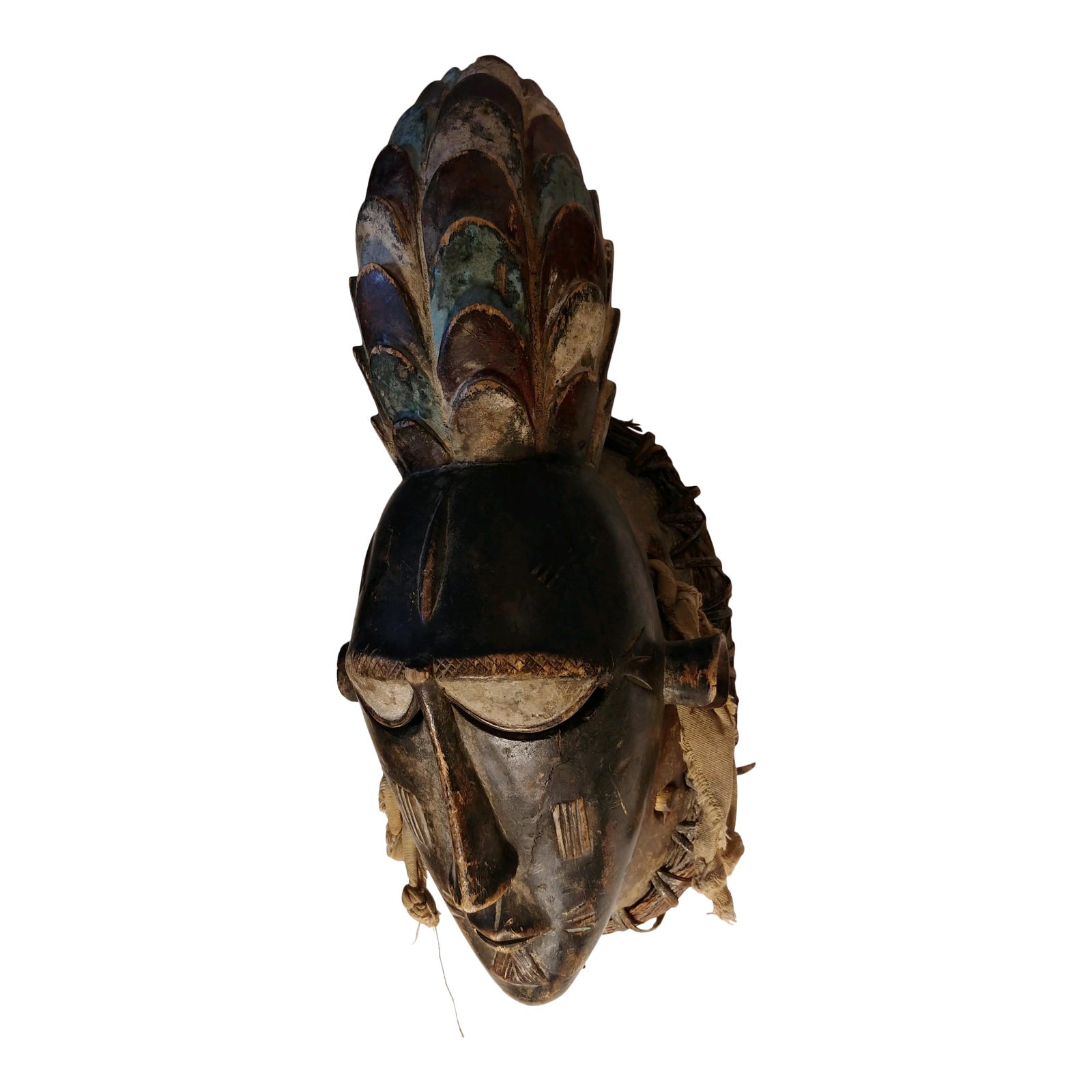 Early Mid 20th Century African Baule Mask | Chairish