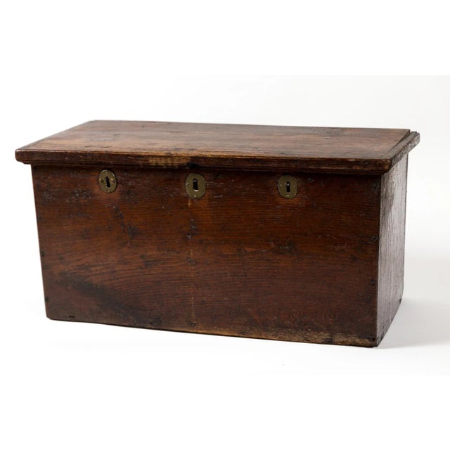 European Walnut Storage Chest, Early 19th Century | Chairish