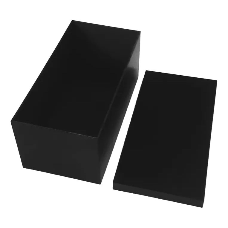 Rectangular Wooden Box by Villahomecollection | Chairish