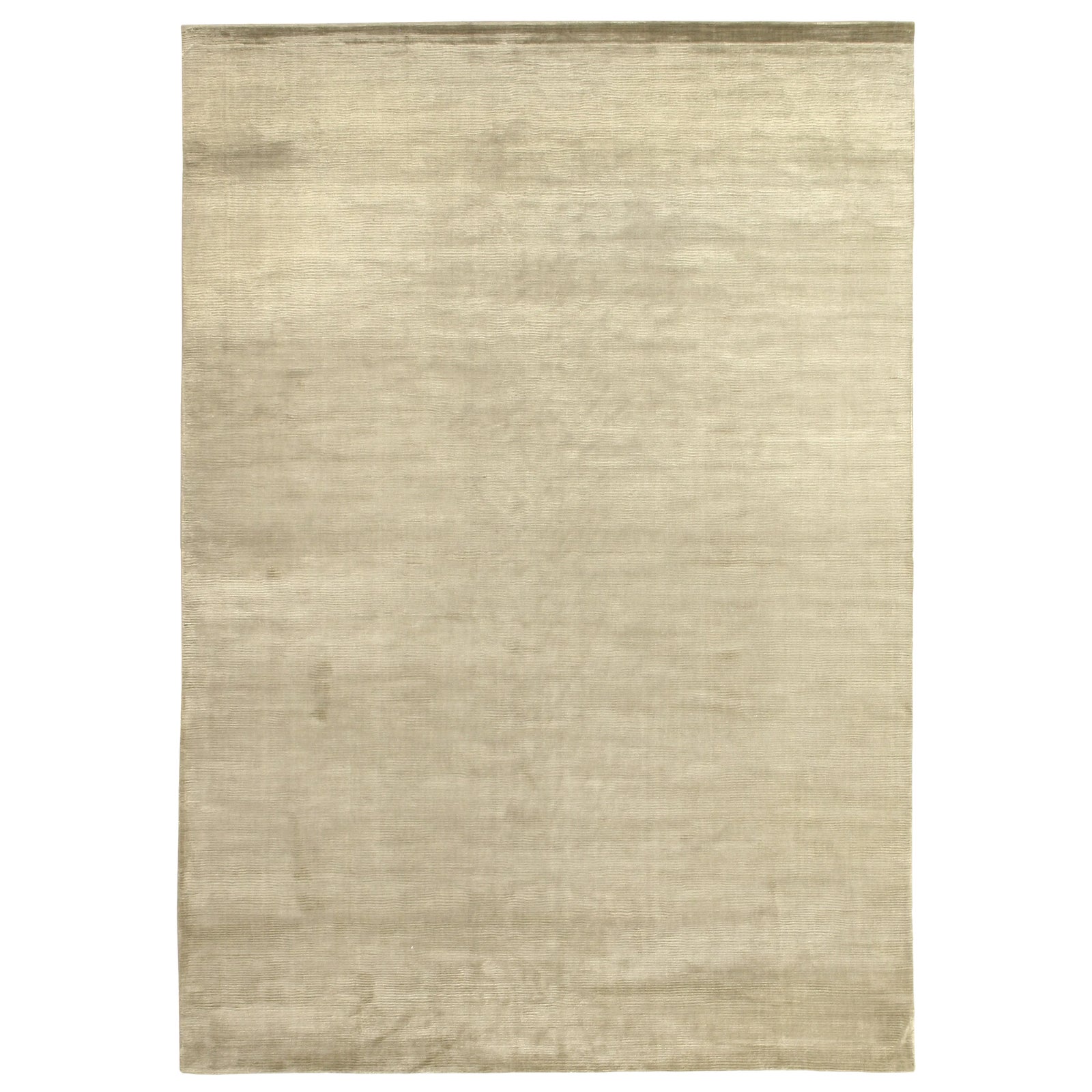 Exquisite Rugs Ives Hand loom Viscose Light Beige Rug-14'x18' | Chairish