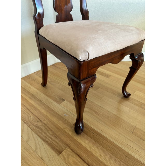 1980s Vintage Alfonso Marina Queen Anne Side Chair | Chairish