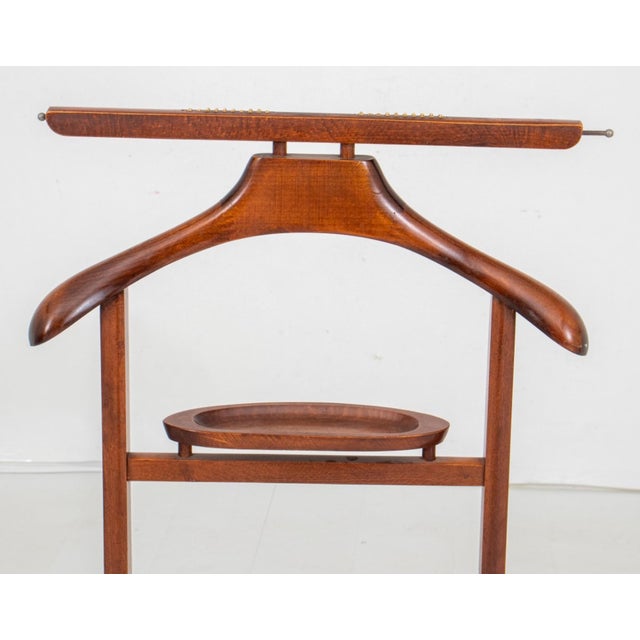 Mahogany Gentleman's Valet Stand | Chairish