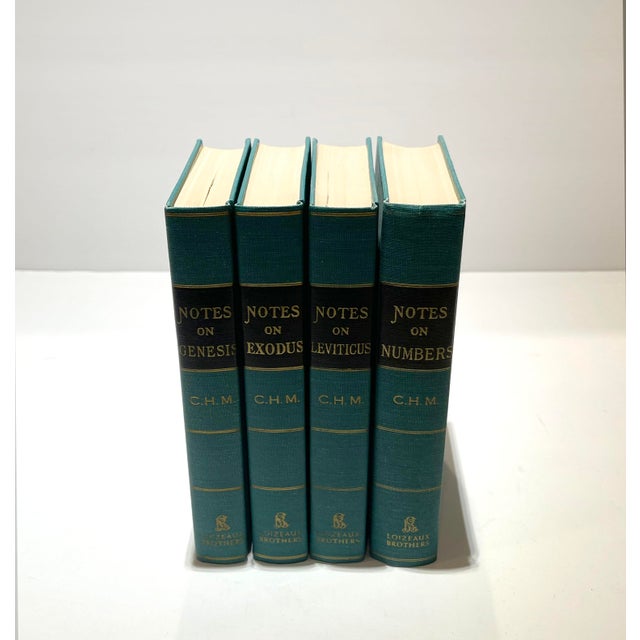 1960s Teal Books- Set of 4 | Chairish