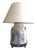 Polished Aluminum Lamp on Walnut Base | Chairish