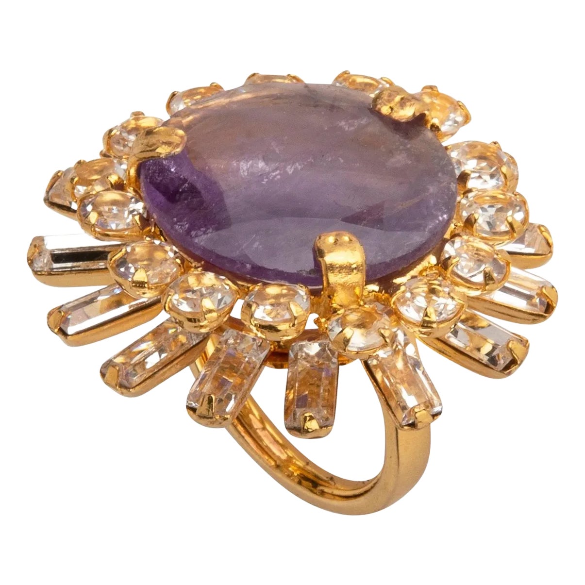 Isabella Ring (Purple)(Size 7) | Chairish