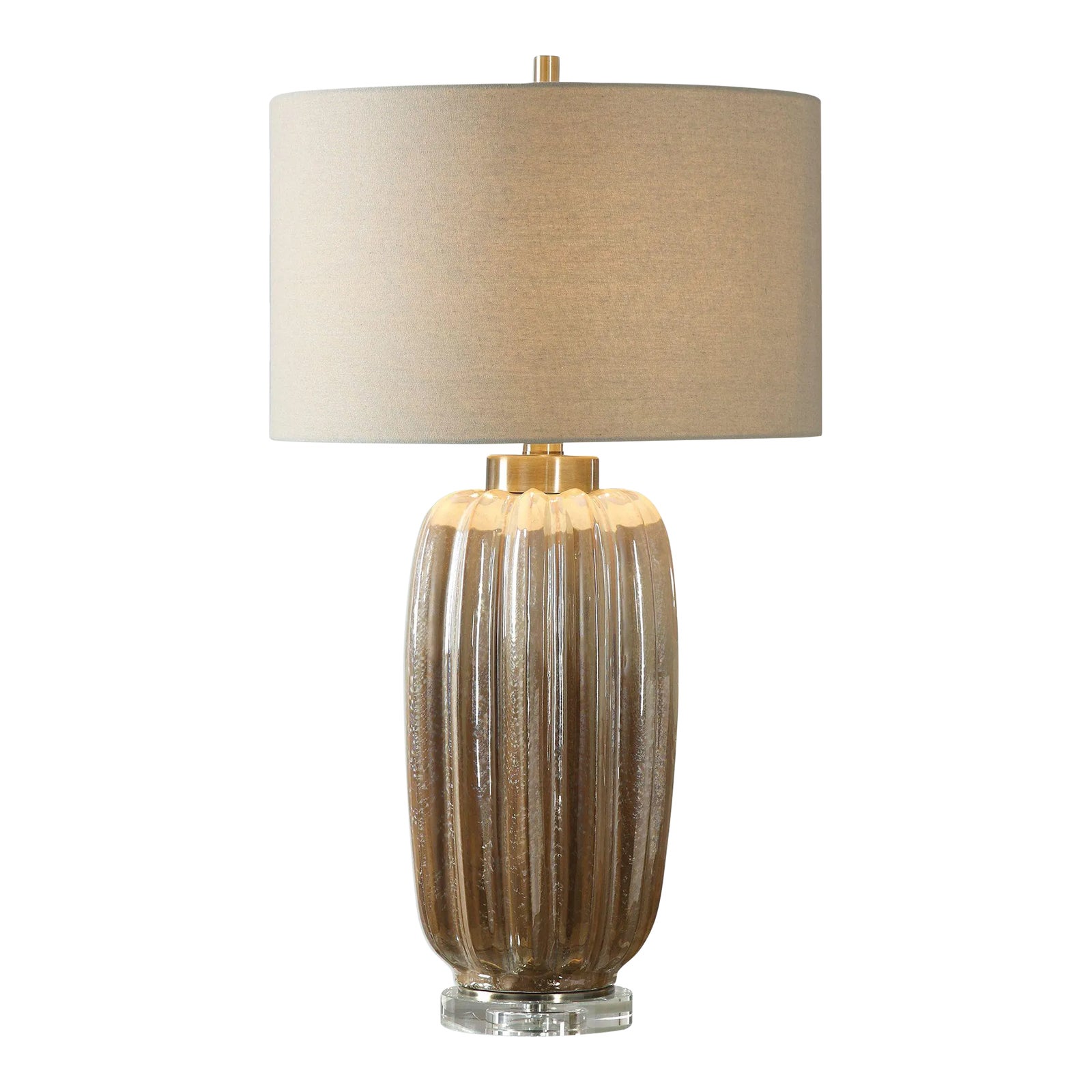 Gistova Gold Table Lamp | Chairish