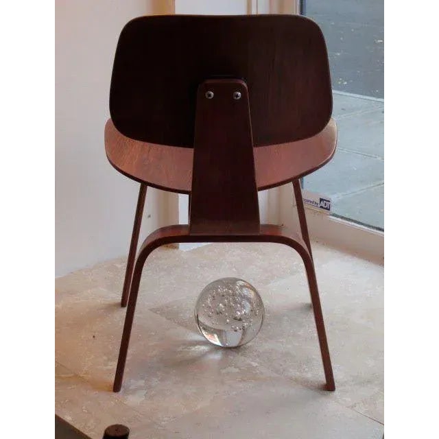 1940s Mid-Century Modern Charles Eames Evans DCW Side Chair | Chairish
