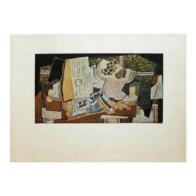 1940s After Georges Braque "The Newspaper" Original Period Swiss ...