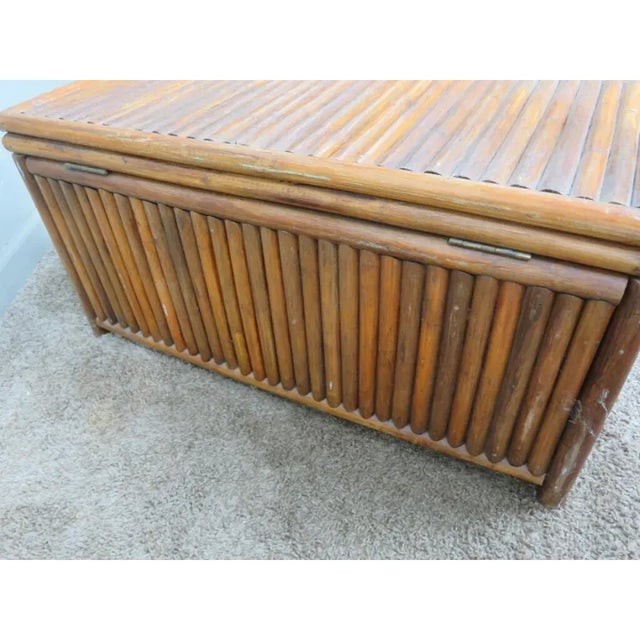 Vintage Reed Trunk | Chairish