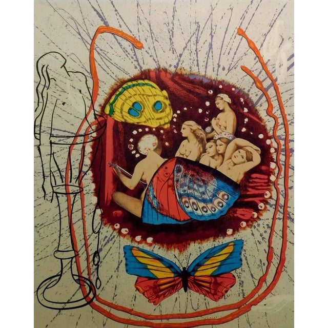 Salvador Dali "Ten of Coins" Renaissance-Papillons Anciennes Suite Hand ...