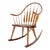 Very Fine Artist Signed Studio Made Solid Chestnut Rocking Chair Peg ...