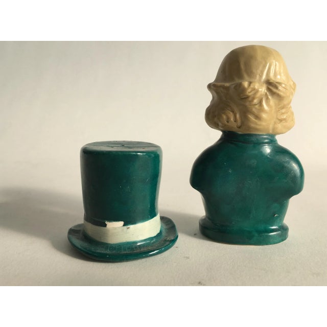 Vintage Salt & Pepper Shaker Man & Top Hat - a Pair | Chairish
