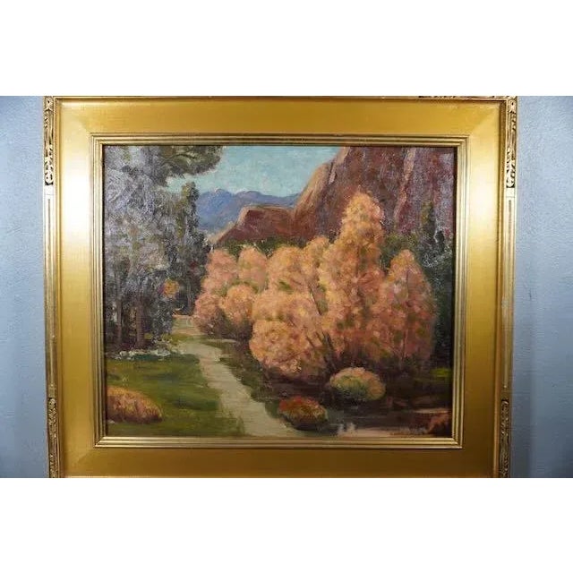 Scott Snowden - California Landscape 1930s Oil on Canvas | Chairish