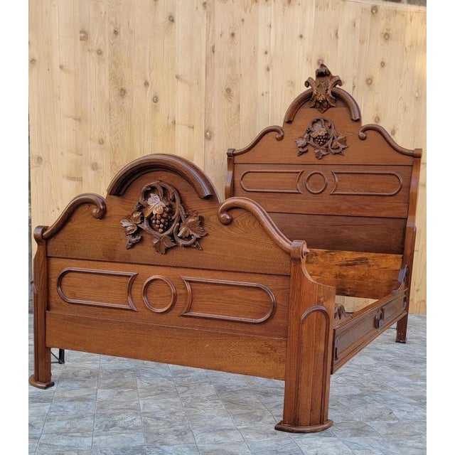 Late 19th Century Antique Renaissance Victorian Hand Carved Black ...