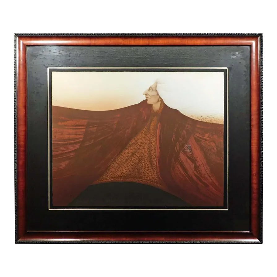 1980s Frank Howell "Festival" Lithograph Hand Signed and Numbered Print ...