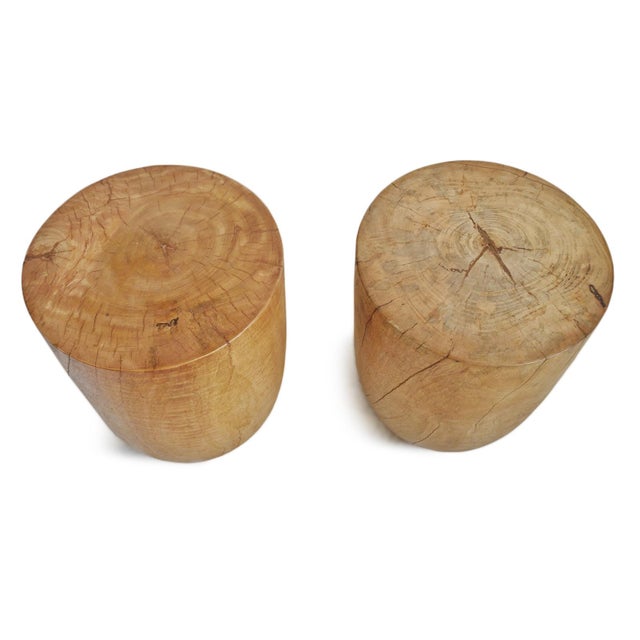 Acacia Gumdrop Side Table | Chairish