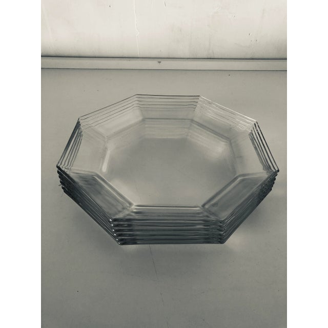 Vintage Arcoroc France Clear Glass Plates S/6 | Chairish