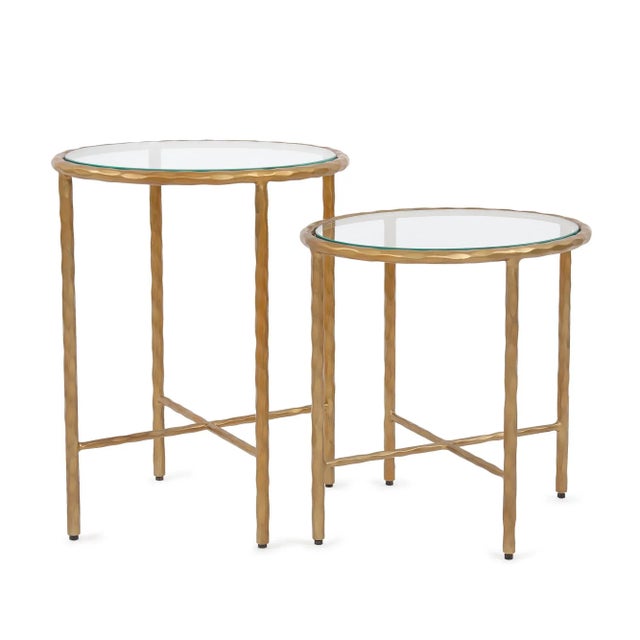 Tetro Oval Nesting Tables - Pair | Chairish