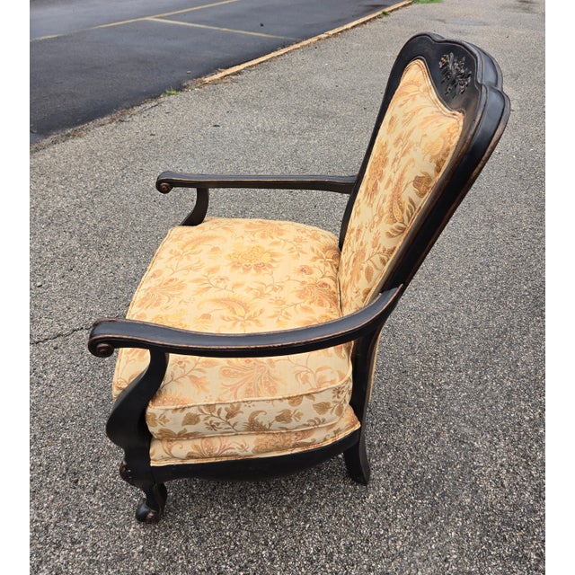 1960s Vintage Broyhill High Back Parlor Chair | Chairish