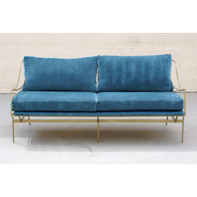 Custom 1960s Inspired Hairpin Sofa by Rehab Vintage Chairish