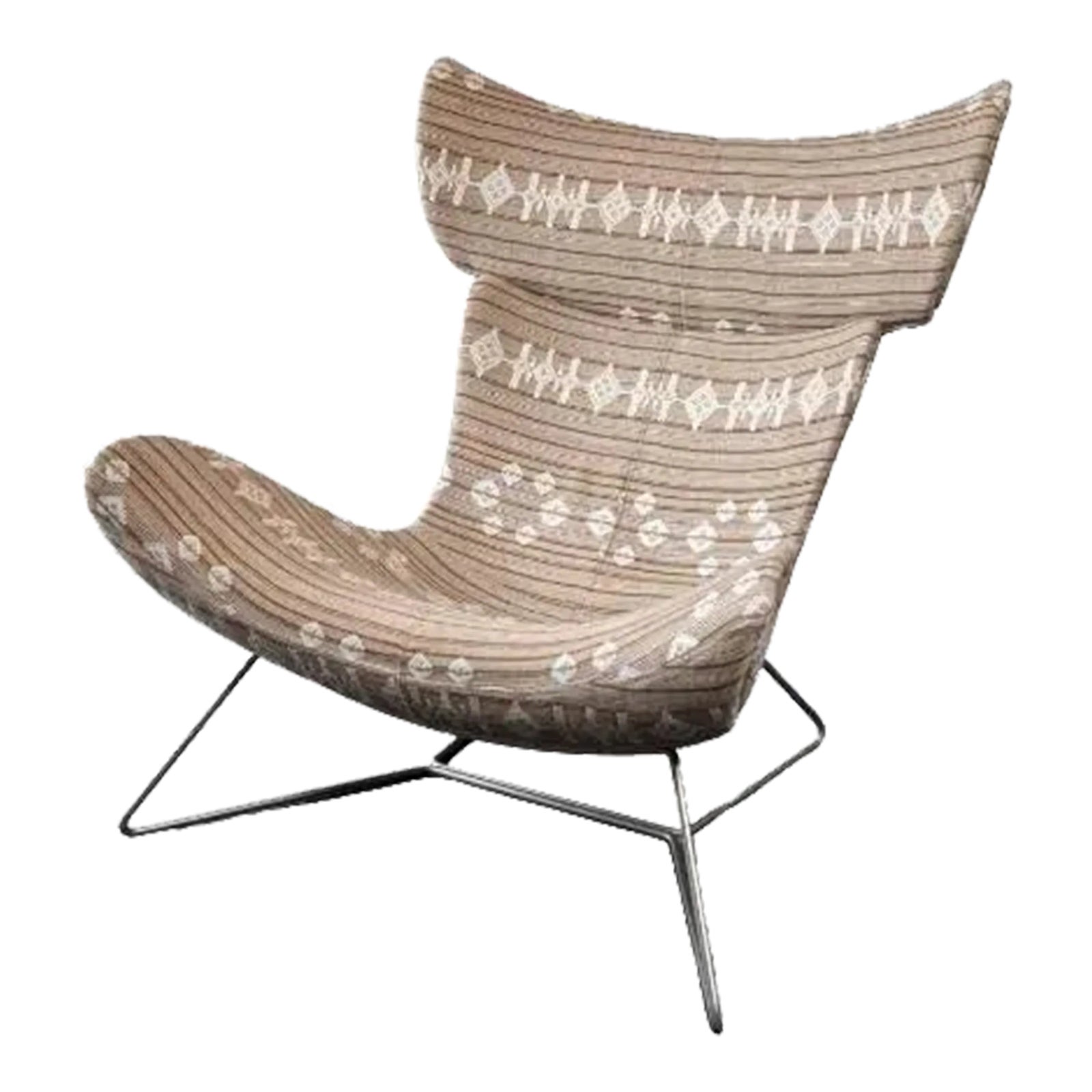 1990s Mid-Century Lounge Chair in the Style of Imola Chair by Henrik ...