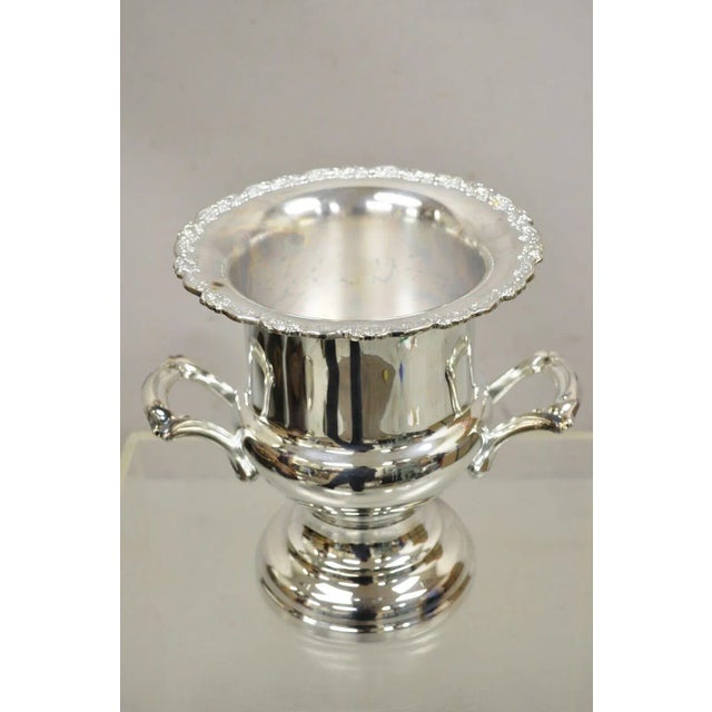 Vintage Oneida Silver Plated Victorian Style Wine Champagne Chiller Ice Bucket Chairish