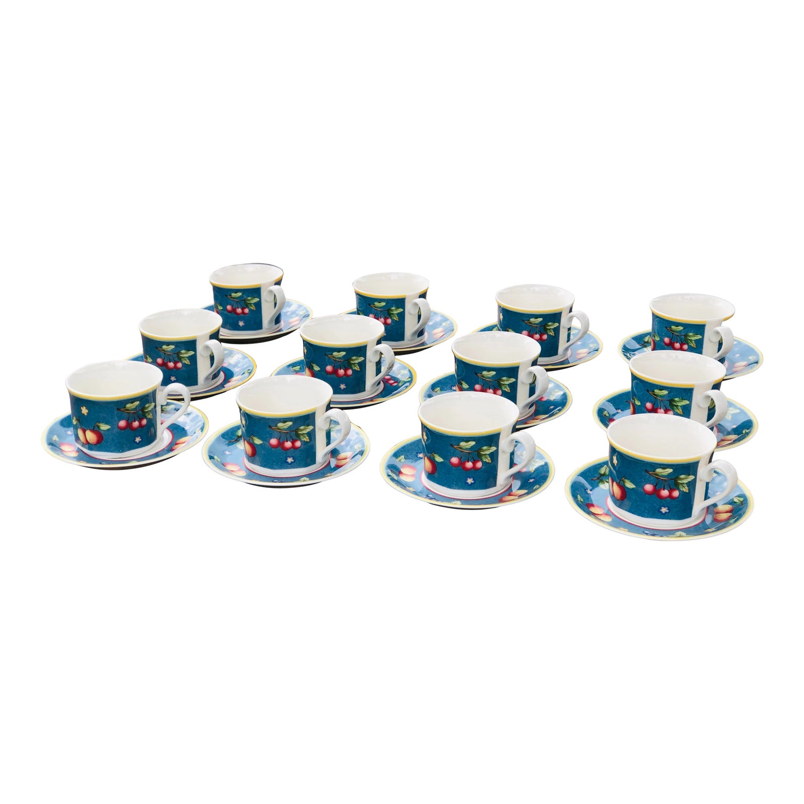 2000s Villeroy & Boch Citta & Campagna Biella Porcelain Coffee Cups ...