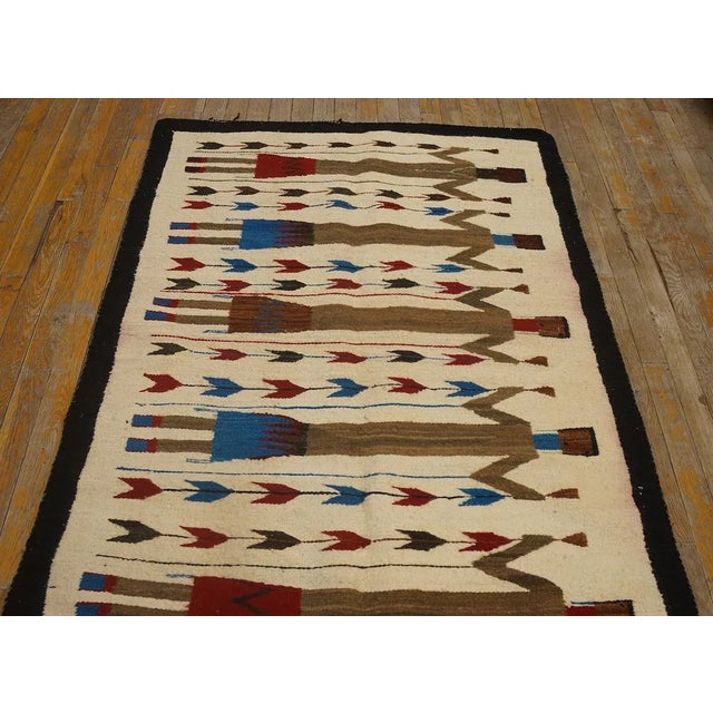 1930s American Navajo Yei Carpet ( 3' 5'' X 5' - 104 X 152 Cm ) | Chairish