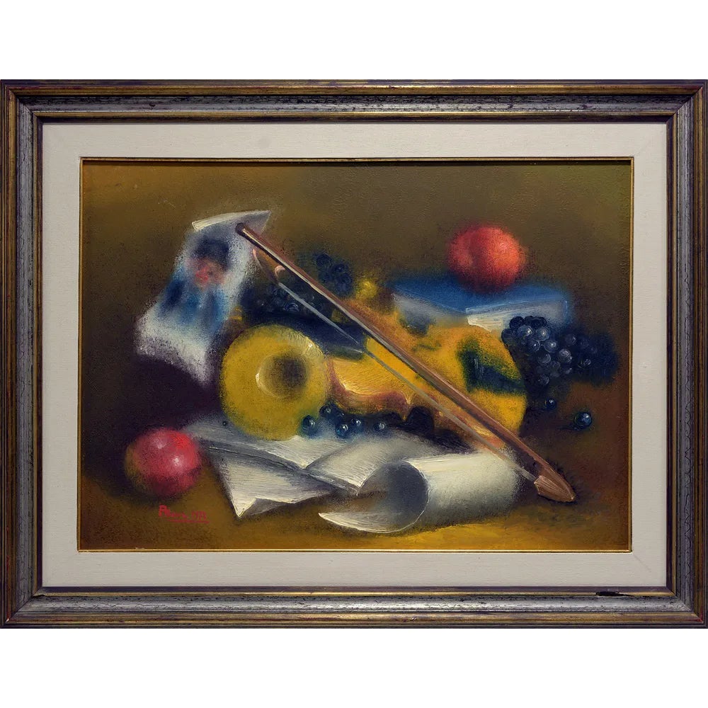 P. Bove, Still Life, 1977, Oil on Canvas, Framed | Chairish