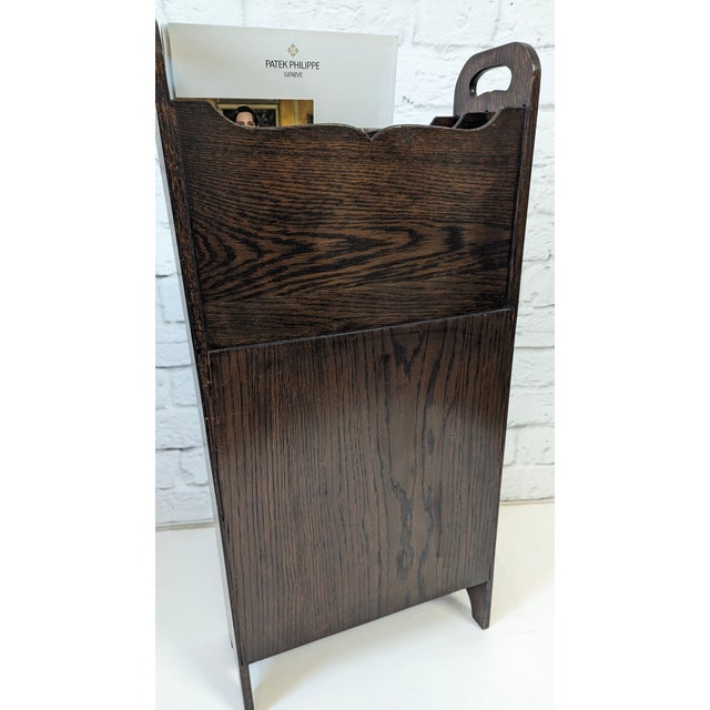 Circa 1920s English Art Deco Magazine/Book Stand | Chairish