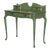 Vintage Georgian Style Green Writing Desk | Chairish