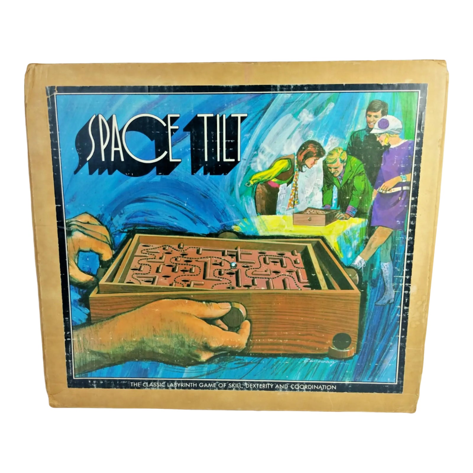 Mid 20th Century Space Tilt Labyrinth Board Game Tests Your Skill ...