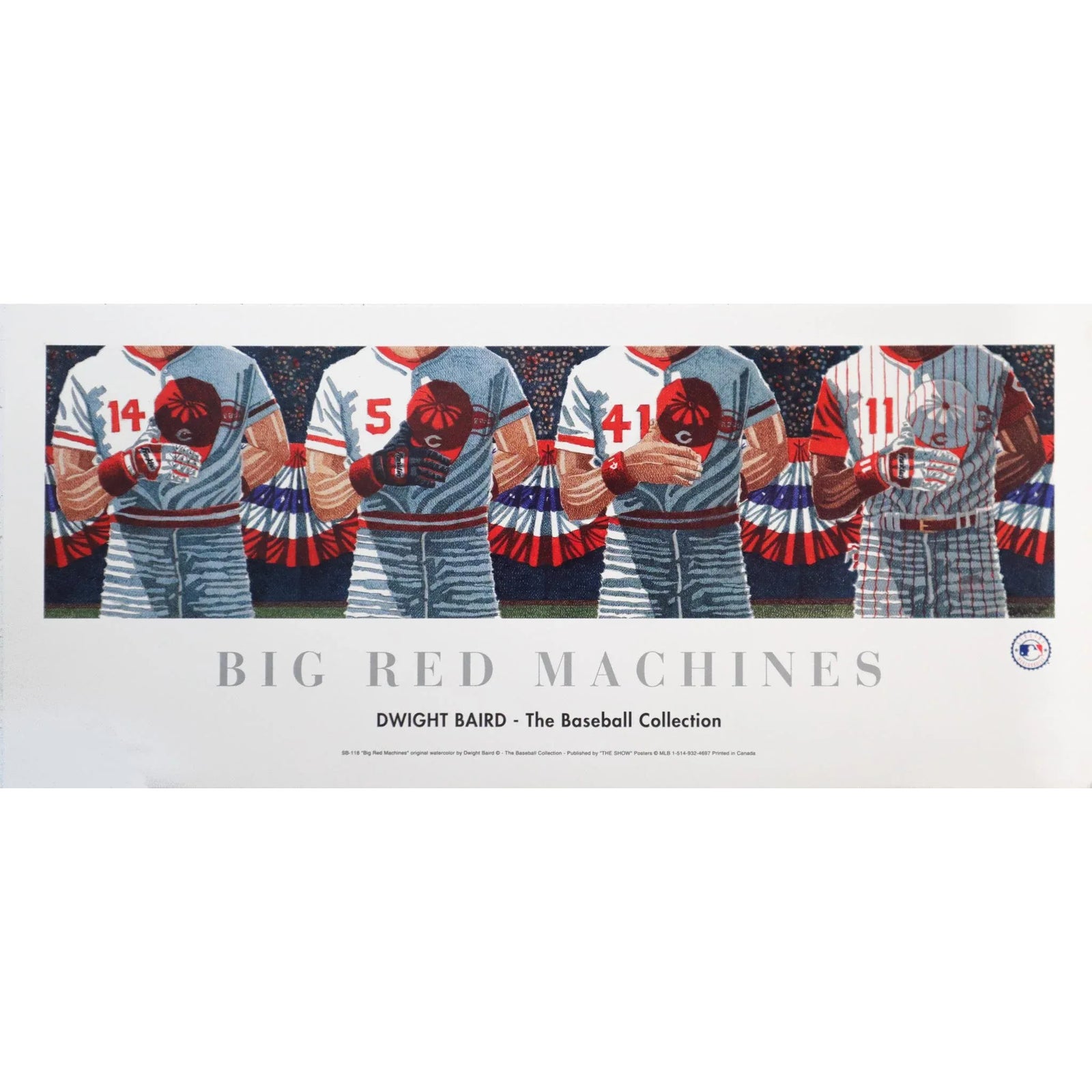 1994 American Baseball Poster, Big Red Machines, Baseball (Mlb ...