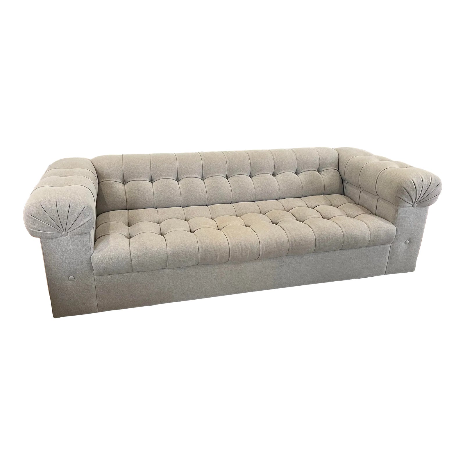 Baker Furniture Chesterfield Style Sofa | Chairish